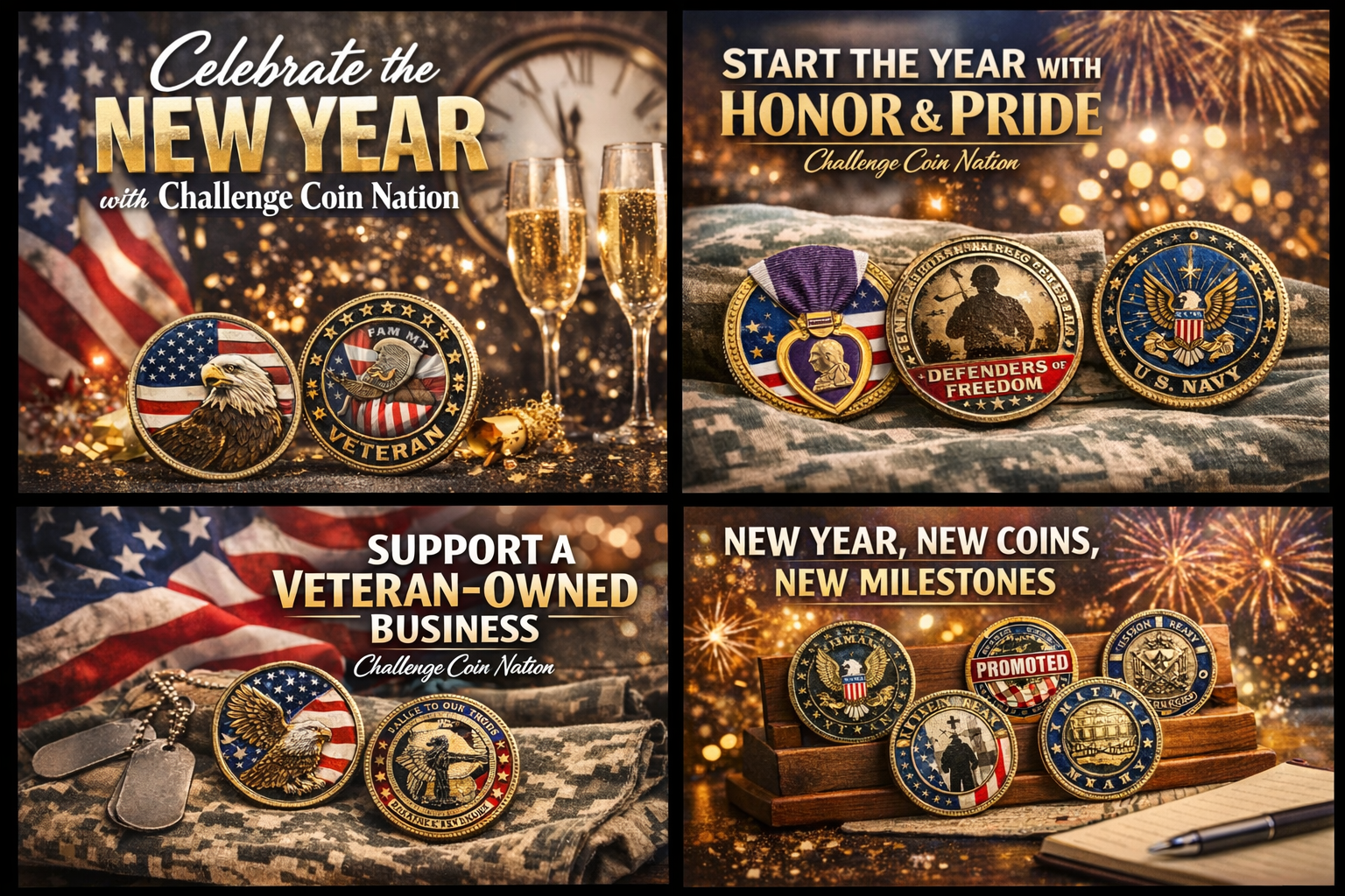 Celebrate the New Year– Challenge Coin Nation