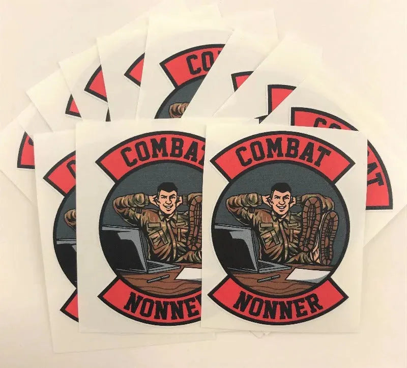 Combat Nonner Sticker | Challenge Coin Nation