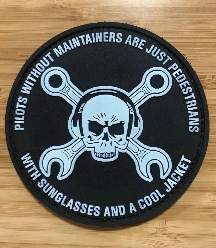 Glow in the Dark Maintainer Nation PVC Patch– Challenge Coin Nation