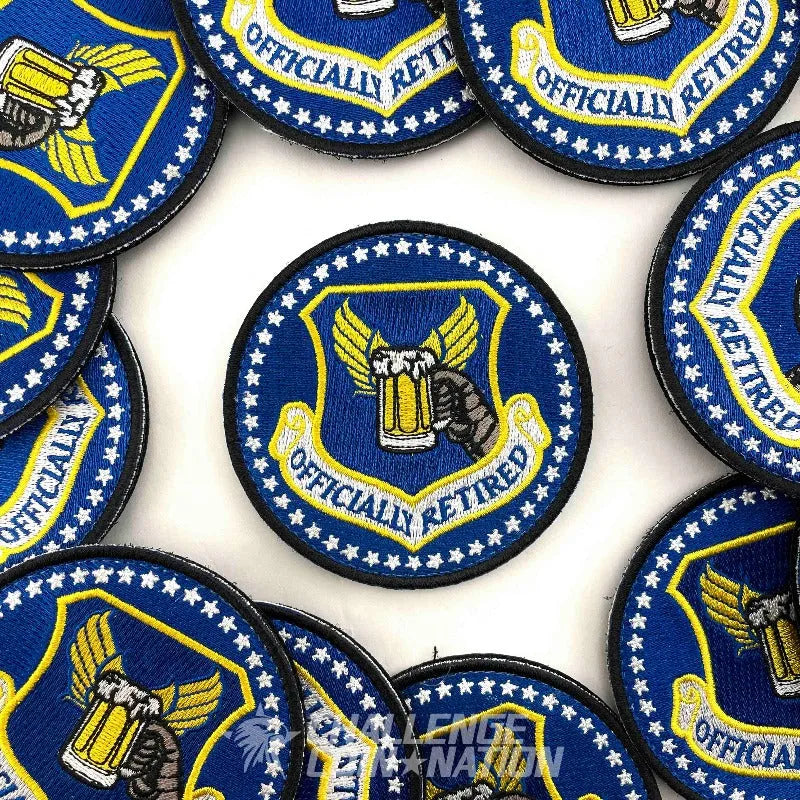 Air Force Retirement Keepsake Patch - Honor the Moment– Challenge Coin ...