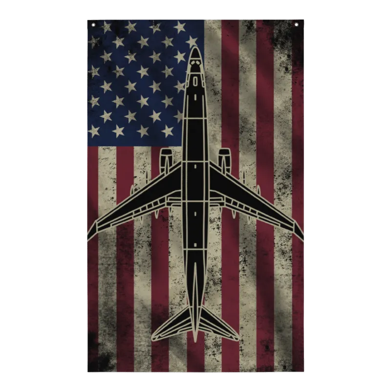 P-8 Poseidon Aircraft Flag | Challenge Coin Nation